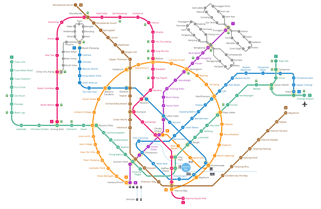 SG MRT Map - MRT Map